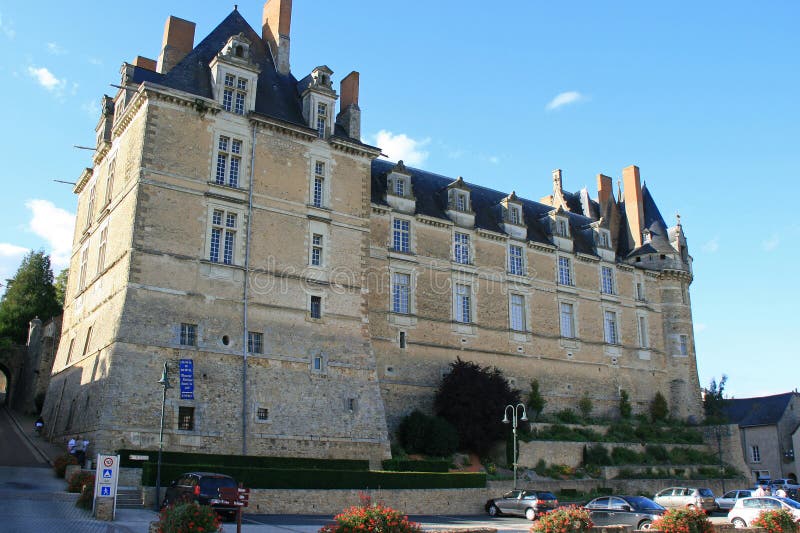 Medieval and Renaissance Castle in Durtal - France Editorial Image ...