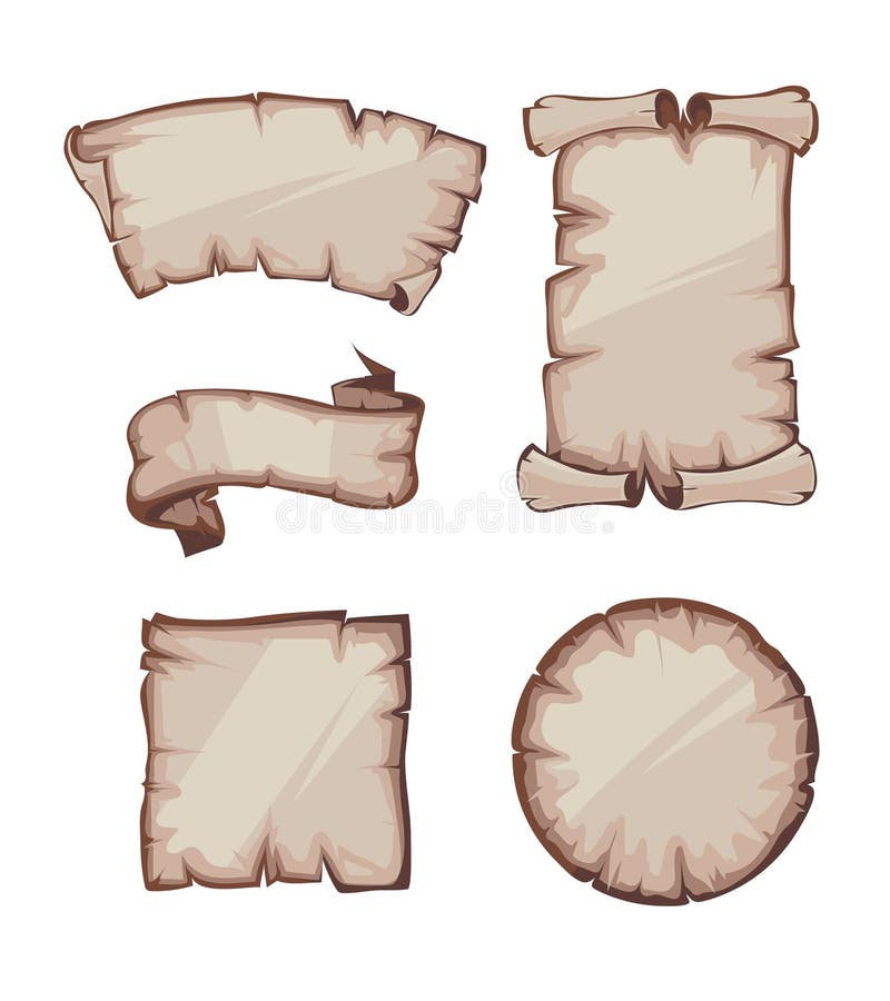 Ancient Writing Scroll Cartoon Stock Illustrations – 279 Ancient ...