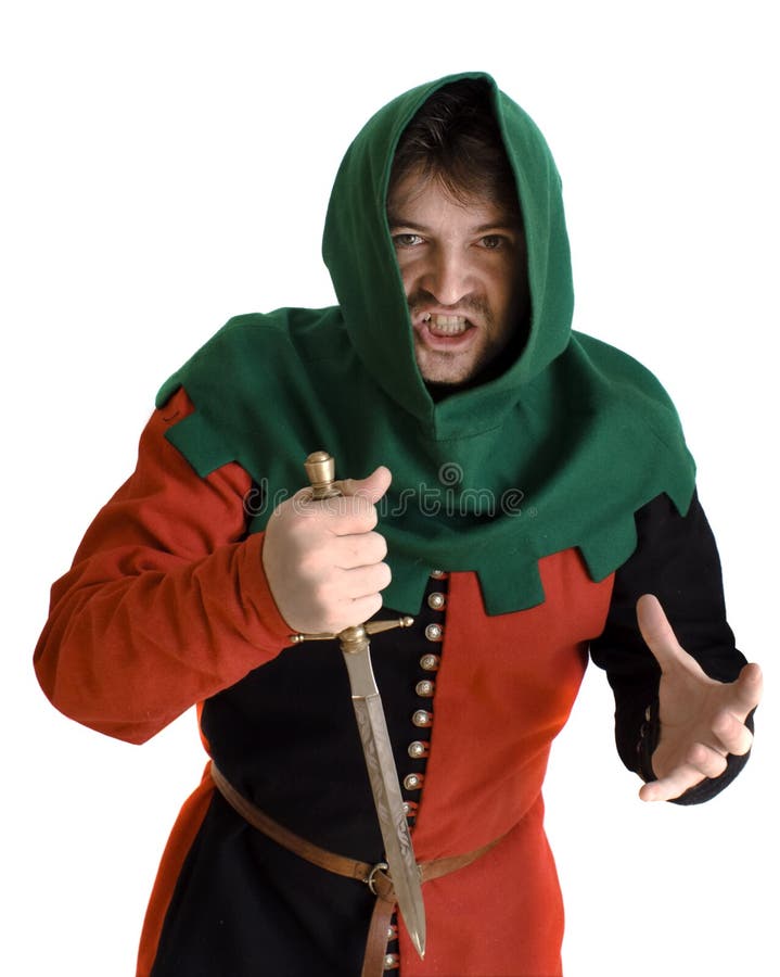 Medieval robber stock image. Image of sight, medieval - 10434311