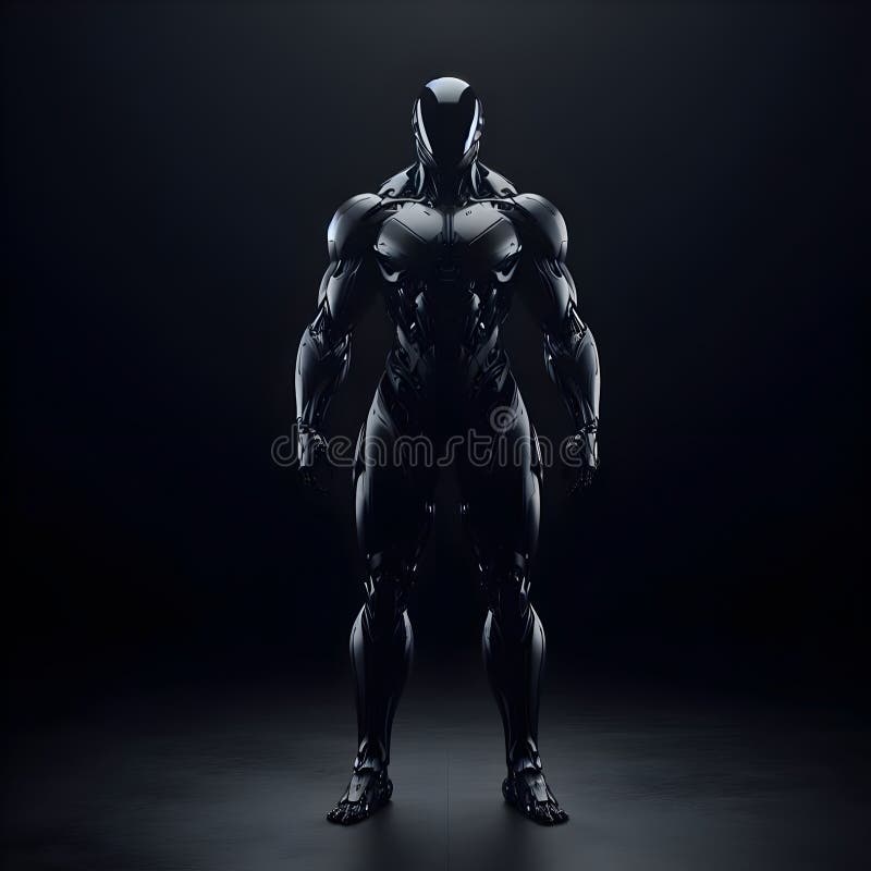 Medieval Robot Cyborg Warrior. Stock Illustration - Illustration of ...