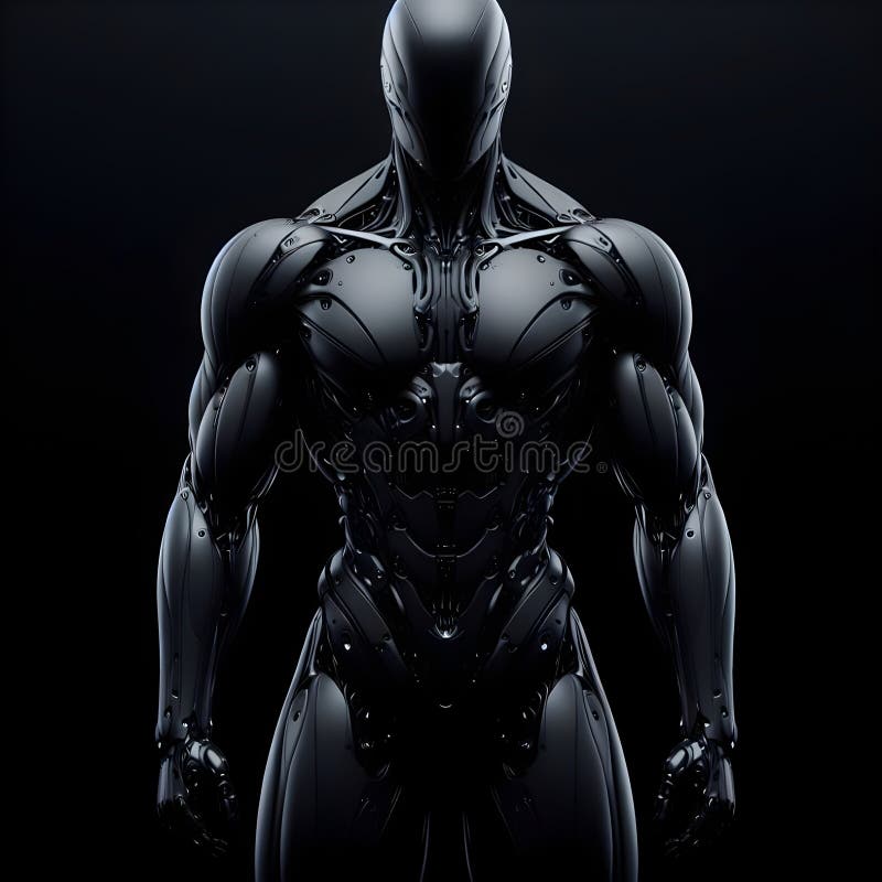 Medieval Robot Cyborg Warrior. Stock Illustration - Illustration of ...