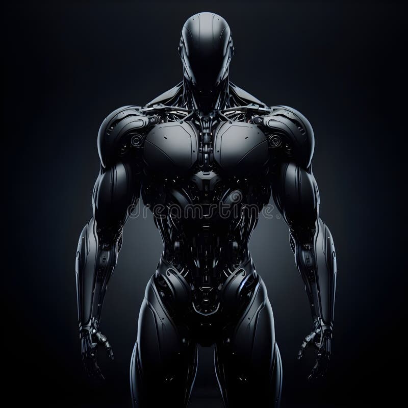 Medieval Robot Cyborg Warrior. Stock Illustration - Illustration of ...