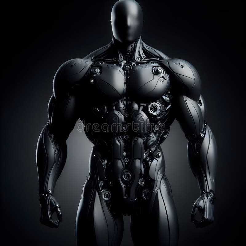 Medieval Robot Cyborg Warrior. Stock Illustration - Illustration of ...