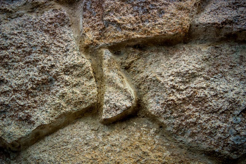 Medieval Rusty Stone Wall Texture Pattern Background Stock Image ...
