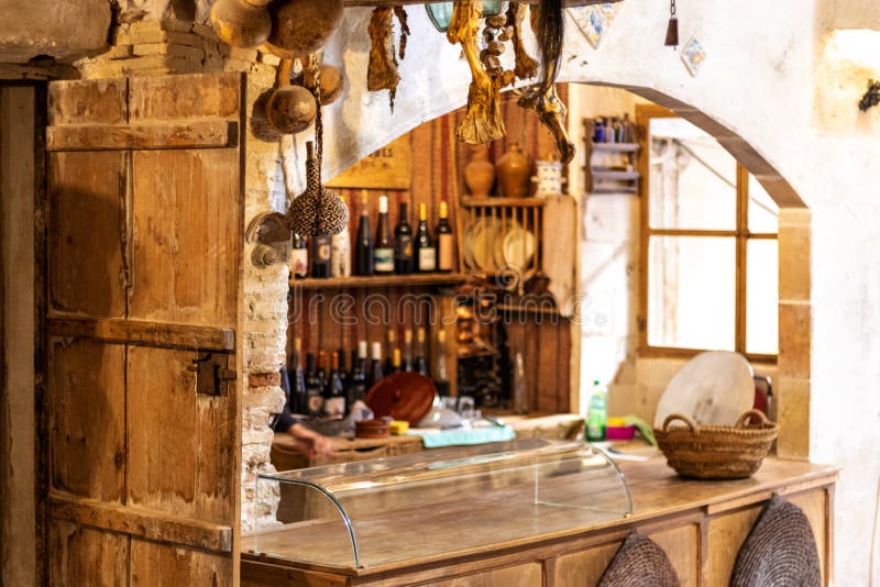 Medieval Scene. Medieval House with Decoration of that Time in Spain ...