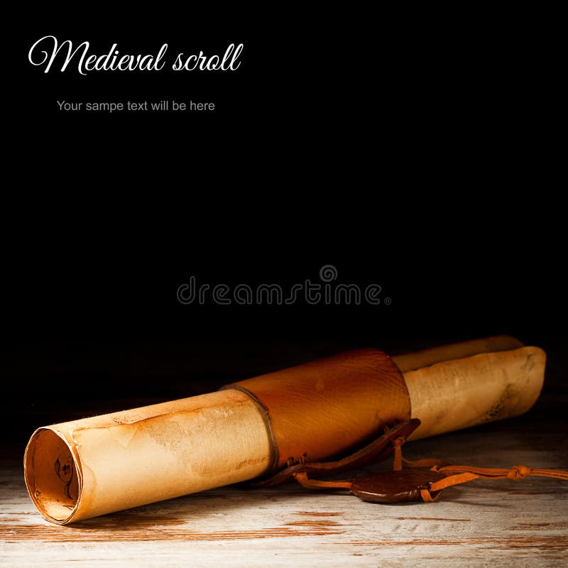 Medieval scroll stock photo. Image of ancient, codex - 31351076