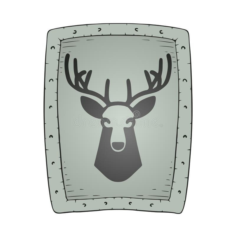 Medieval Shield Illustration Stock Illustration - Illustration of ...