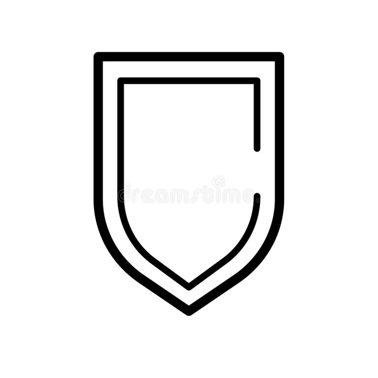 Medieval Shield, Knights Shields - Vector Icon Stock Vector ...