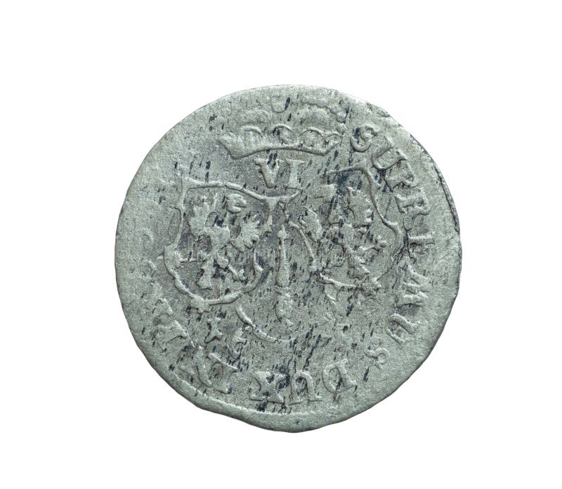 Medieval silver coin stock photo. Image of world, metallic - 285916210