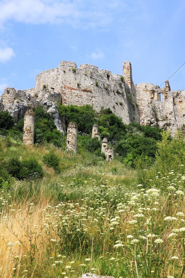 Medieval Slovakia Spis Castle Stock Image - Image of slovakia, landmark ...