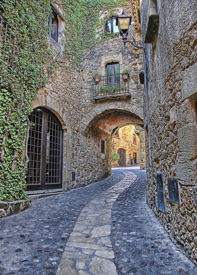 Medieval Spain stock image. Image of building, scenic - 30986911