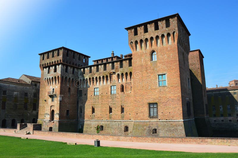 The Medieval St George Castle in Mantua Mantova, Italy Stock Image ...