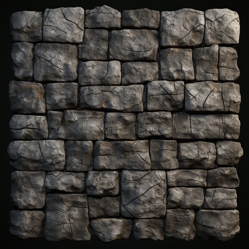 Medieval Stacked Stone Texture: Detailed, Ultra Realistic, Seamless ...