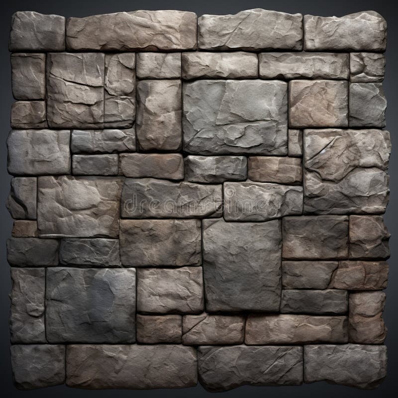 Medieval Stacked Stone Texture: Detailed and Ultra Realistic Stock ...