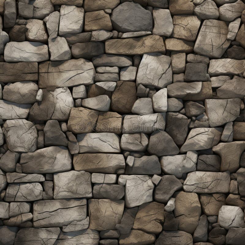 Medieval Stacked Stone Texture: Seamless, Detailed, Ultra Realistic ...