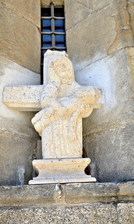 Medieval Statue by the Bridge in Amarante, Portugal: Timeless Heritage ...