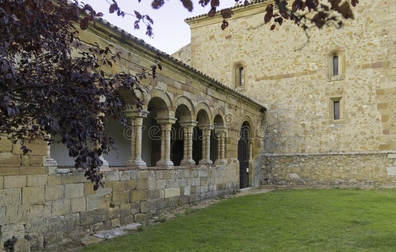 A Medieval Stone Building with a Courtyard in Front of it. the ...