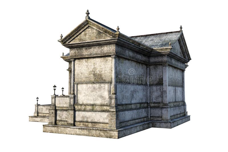 Medieval Stone Building Fantasy Architecture, 3D Illustration, 3D ...