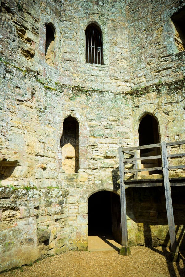Medieval Stone Castle Ruins Interior Stock Photo - Image of ruin ...
