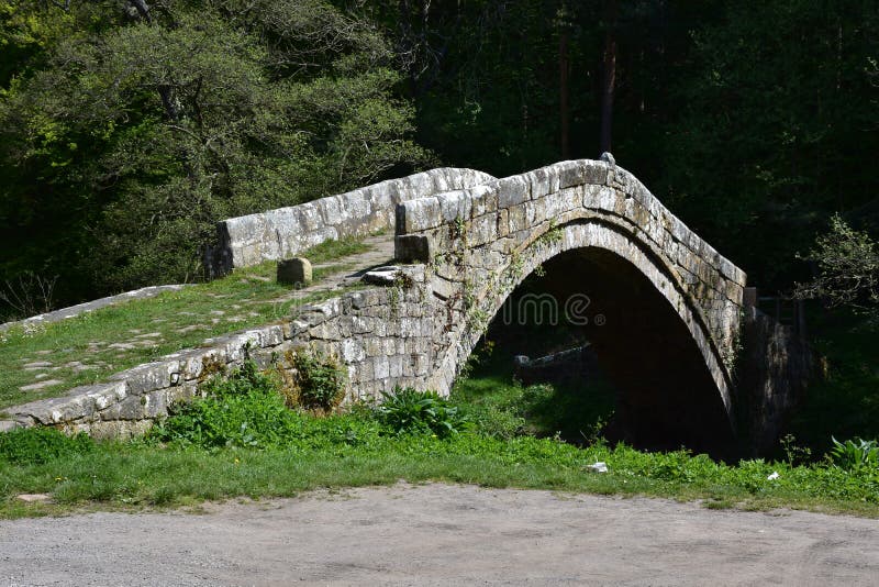 Medieval Stone Foot Bridge Called Beggar`s Bridge Stock Photo - Image ...