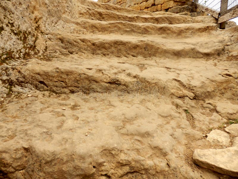 Medieval Stone Steps stock photo. Image of rough, aged - 99105764
