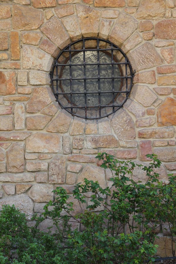 Round window stock image. Image of dirty, round, architectural - 174672827