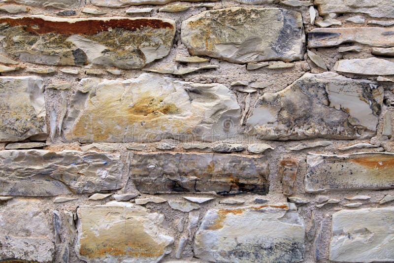 Medieval Stone Wall Textured Background. Stock Photo - Image of ...