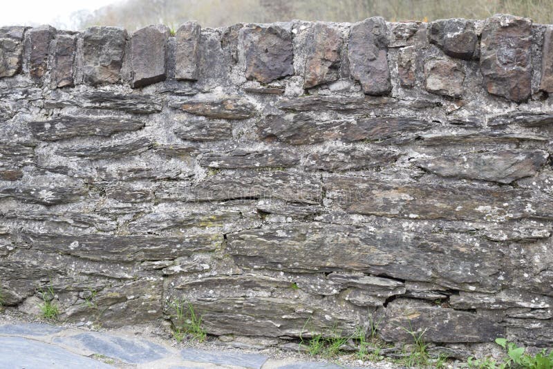 Medieval stone wall stock image. Image of soil, still - 245471001