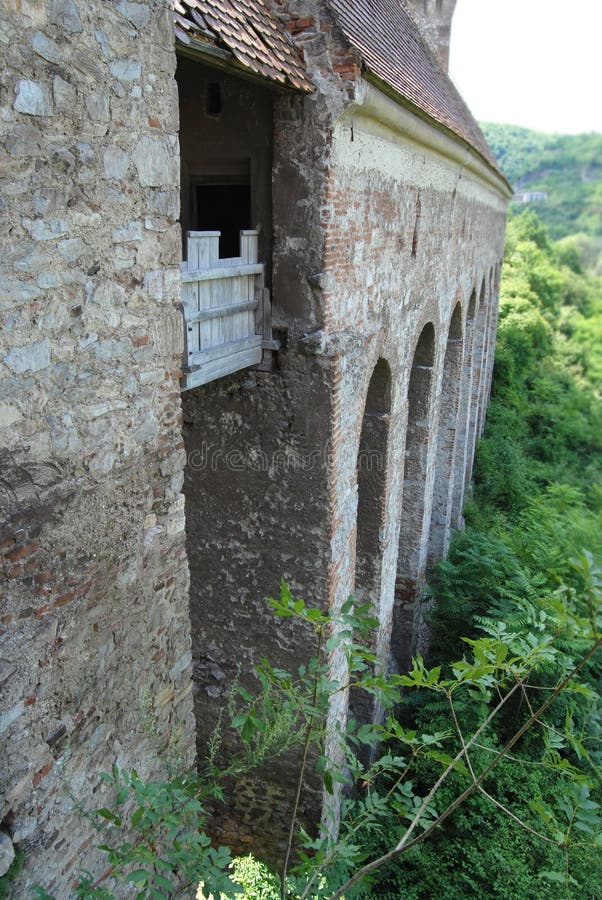 Medieval stronghold wall editorial photography. Image of building ...