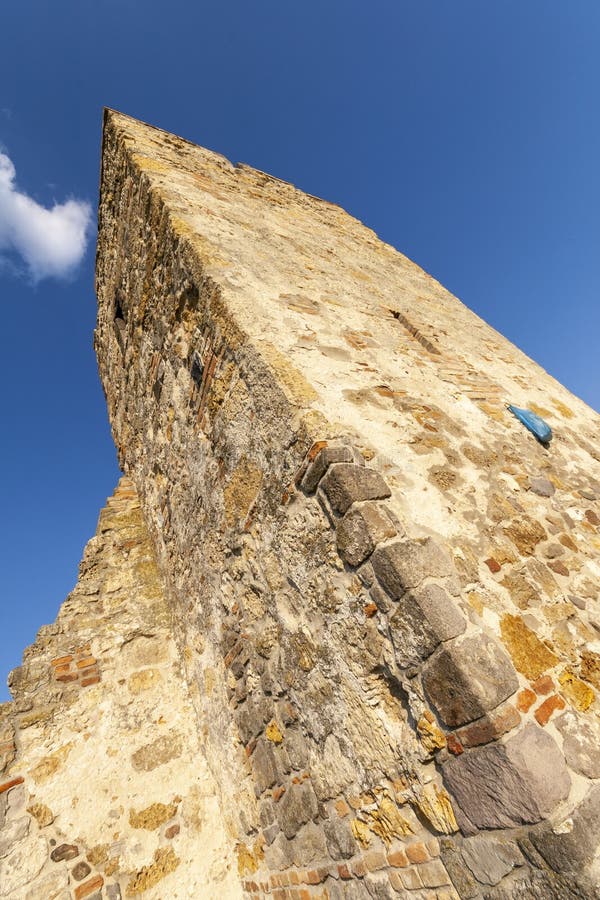 The Medieval Stumpy Tower of Soltszentimre in Hungary Stock Photo ...