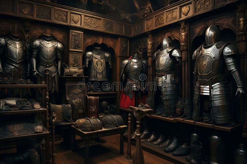 Armory Room Medieval Generative Stock Photos - Free & Royalty-Free ...