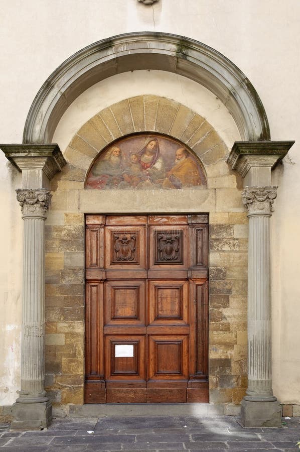 Medieval style door stock photo. Image of facade, ornate - 12000206