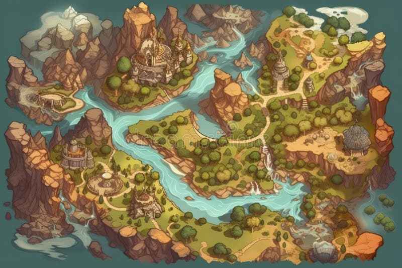 Game Map Top View Stock Illustrations – 796 Game Map Top View Stock ...