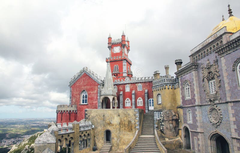 Medieval style palace. stock image. Image of artistic - 19035835