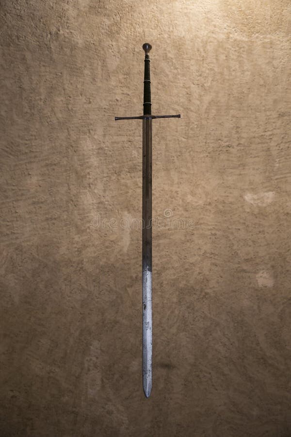 Medieval Sword Spada Medioevale Stock Image - Image of sabre ...