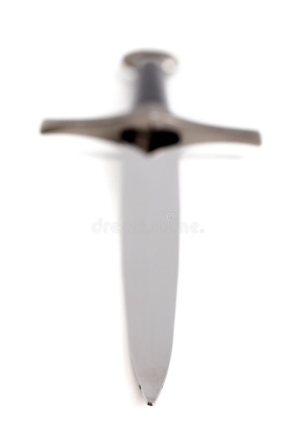 A Medieval Sword Isolated on a White Background Stock Photo - Image of ...