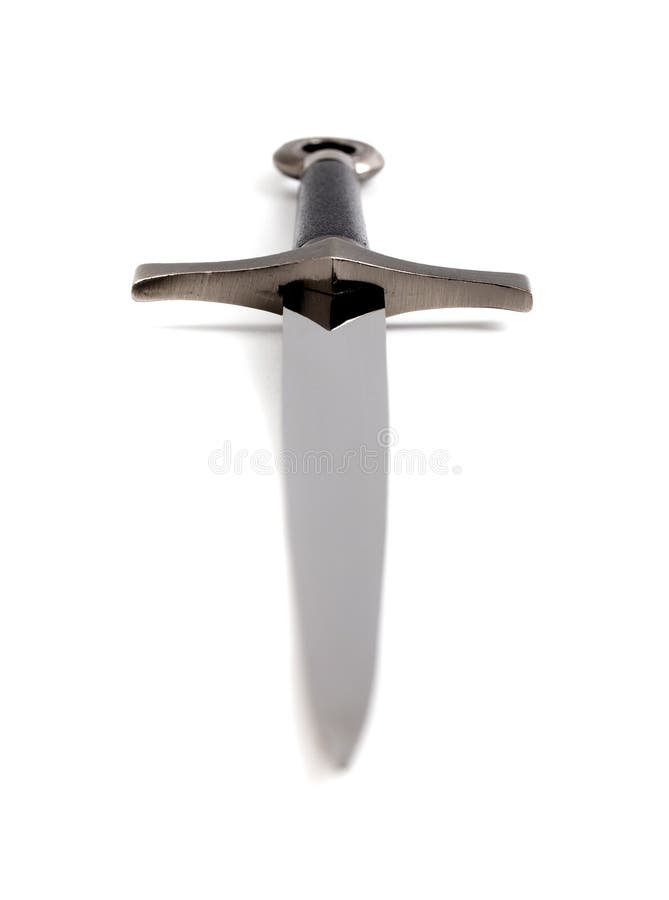 A Medieval Sword Isolated on a White Background Stock Image - Image of ...