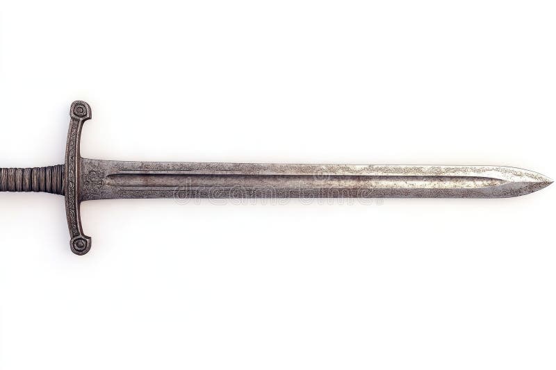Isolated Medieval Knight S Sword on White Background for Historical ...