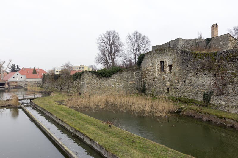 Tata Castle stock photo. Image of historic, castle, ruin - 110050710
