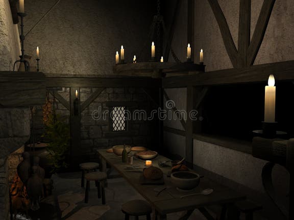 Medieval Tavern Background Stock Illustrations – 526 Medieval Tavern ...
