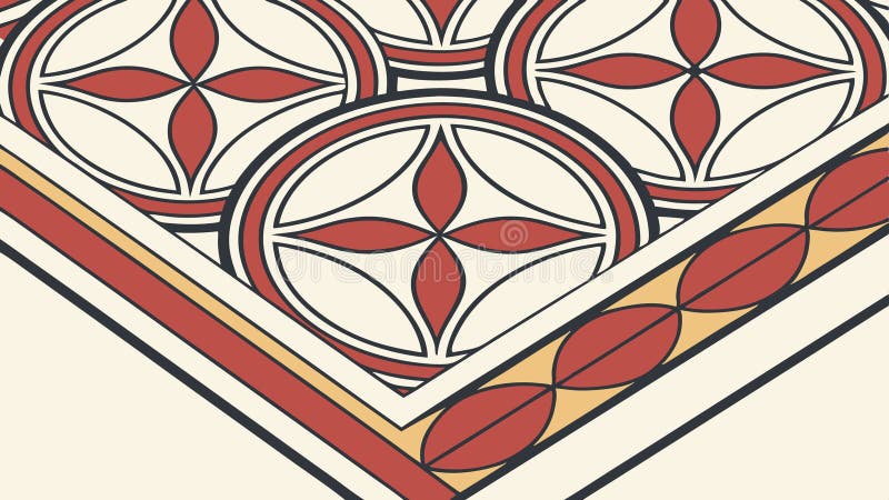 Medieval Tile Pattern Background Illustration Vector, Vector Design ...