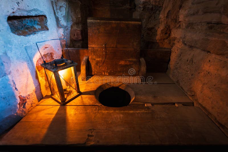 Medieval Toilet: Ancient Toilet within a Stone Castle, Offering a ...