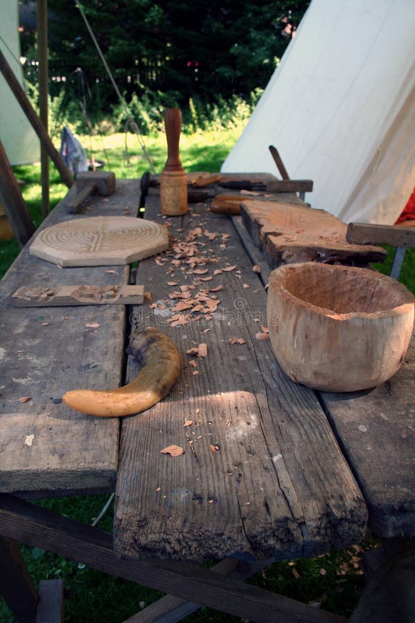 Medieval tools stock photo. Image of tree, castlefest - 102417096