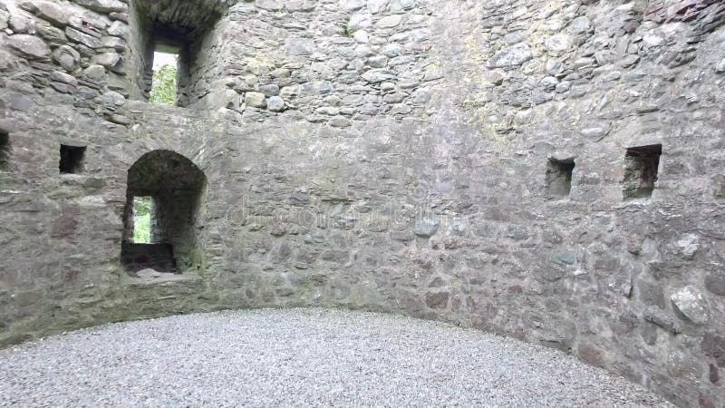 Medieval Tower with Arches and Loopholes Inside 55 Stock Video - Video ...