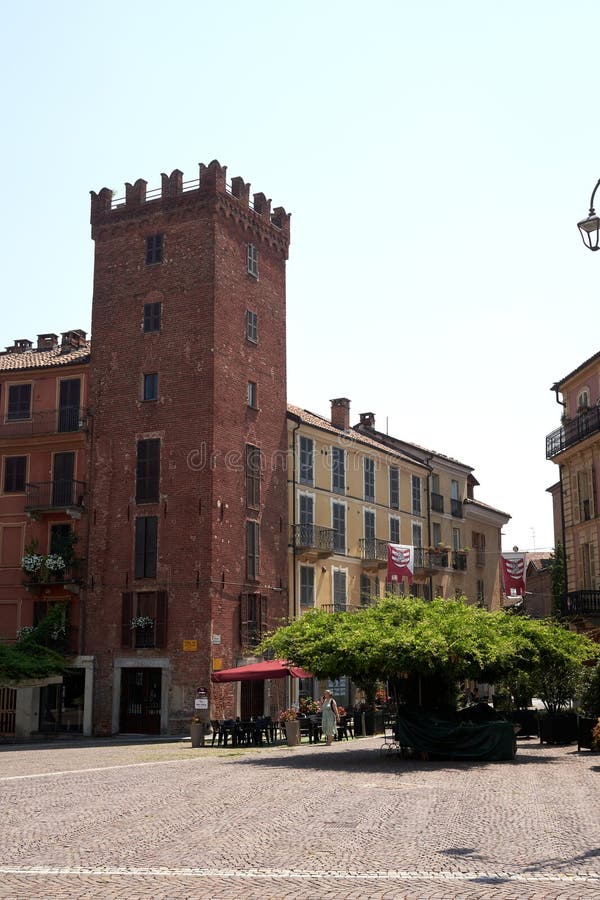 Medieval Tower in Asti, Italy Editorial Stock Image - Image of medieval ...