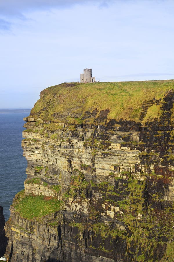 Medieval Irish tower stock image. Image of battlement - 32328463