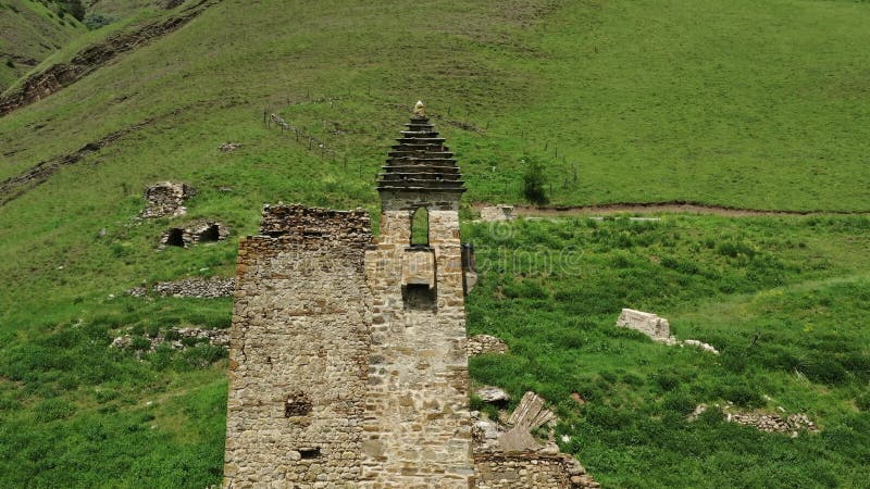 Medieval Tower Complex in Mountains Stock Video - Video of russia ...