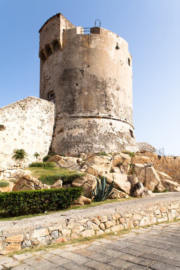 Medieval Tower in Marciana, Elba Island Stock Photo - Image of elba ...