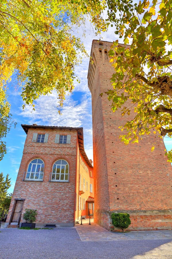 Medieval Tower in Small Italian Town. Stock Photo - Image of italian ...