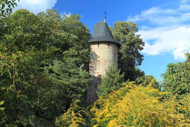 Medieval tower stock photo. Image of notable, right, piacentini - 49969938